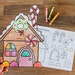 Christmas Gingerbread House Craft, Christmas Kids Printable, Christmas ...