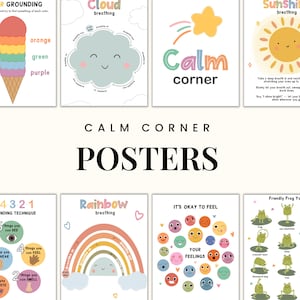 Printable Calm Corner Kit, Preschool Classroom, Kindergarten Classroom ...