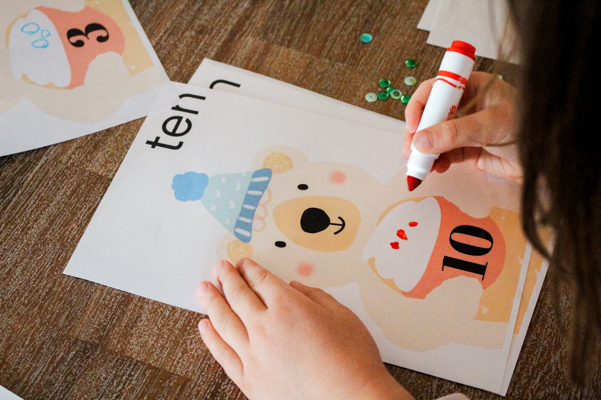Polar Bear Numbers Activity, Preschool Math, Preschool Winter ...