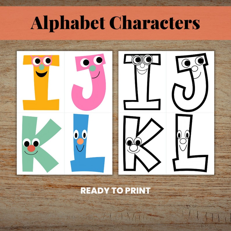 Alphabet Uppercase Letter Flashcards, Alphabet Colouring, Preschool ...