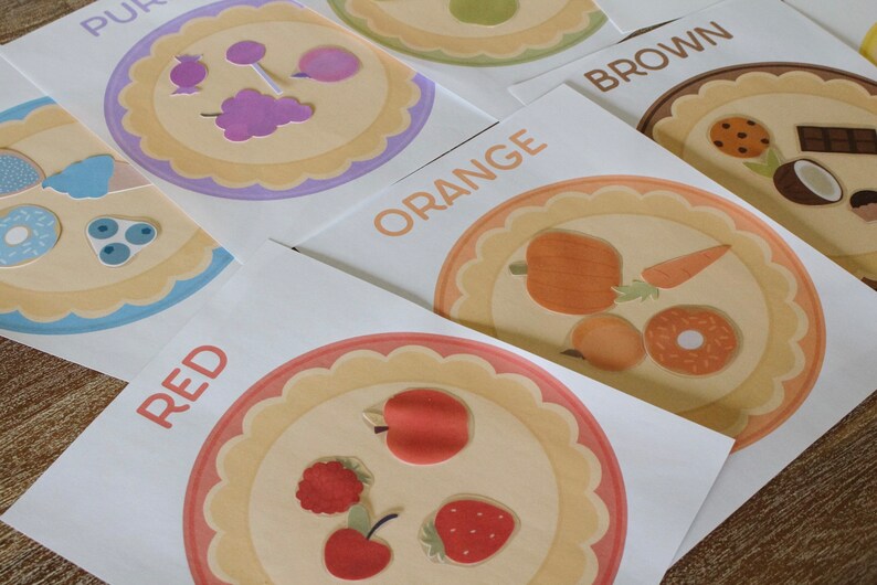 Making Pie Colour Sorting Activity, Preschool Printables, Preschool ...