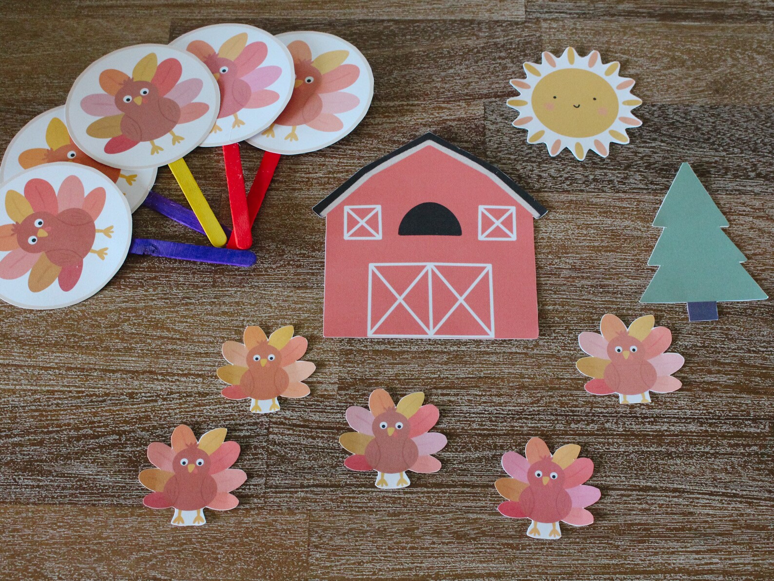 Turkey Activity Pack, Thanksgiving Preschool Printables, Preschool Math ...