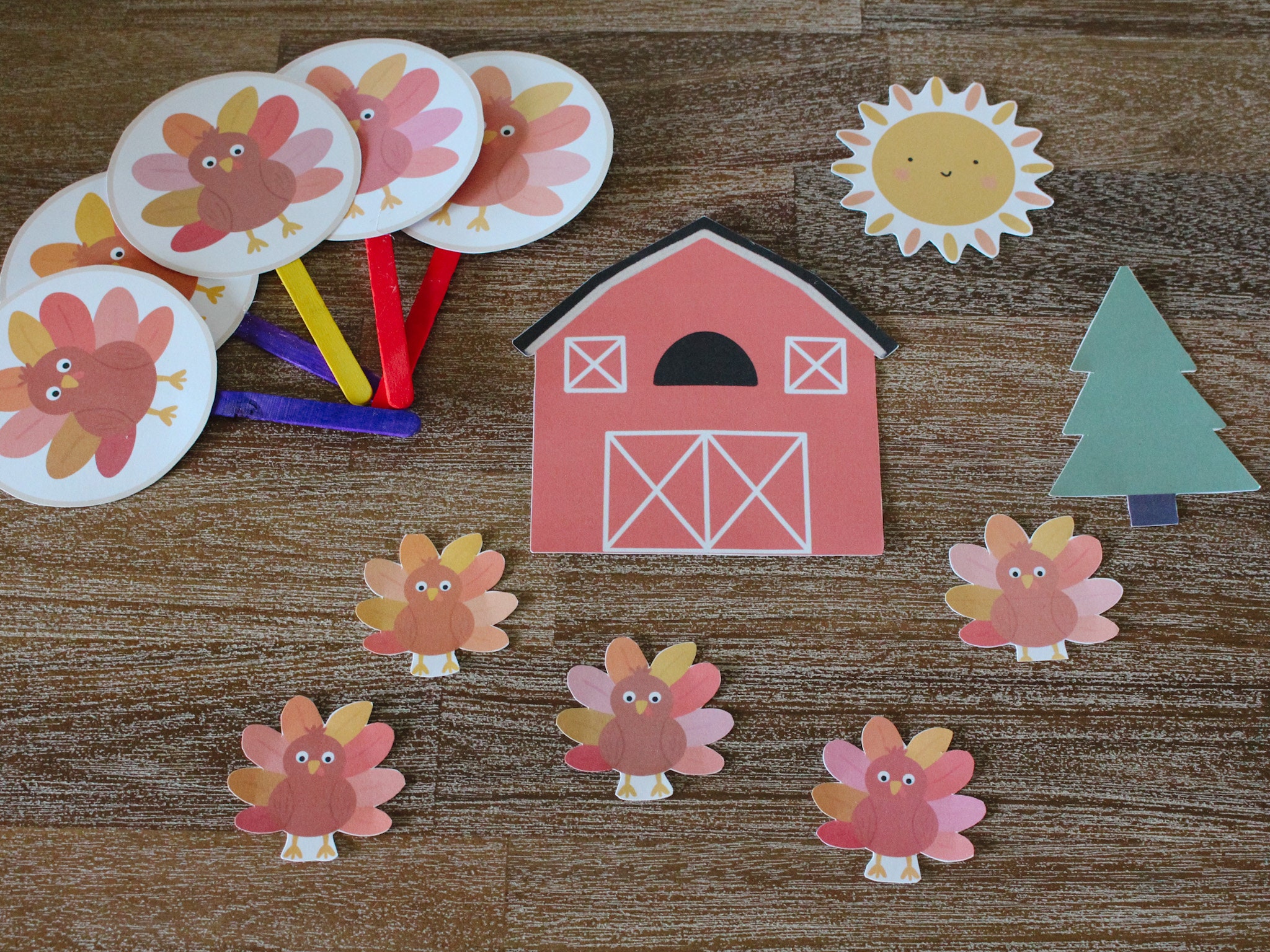 Turkey Activity Pack, Thanksgiving Preschool Printables, Preschool Math ...