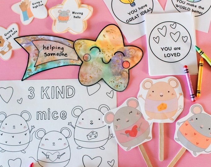 Kindness Handprint Art Craft Activities, Kindness Week Art Project ...