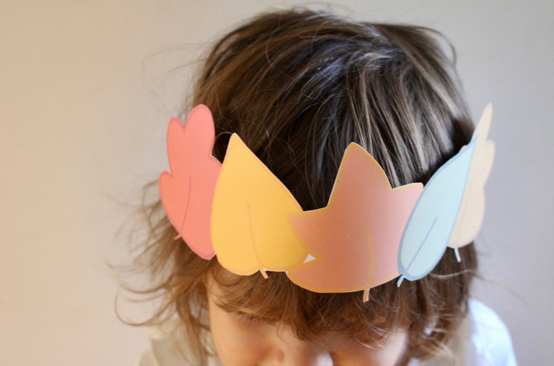 Fall Leaf Crown Craft for Kids, Preschool Printables, Printable ...