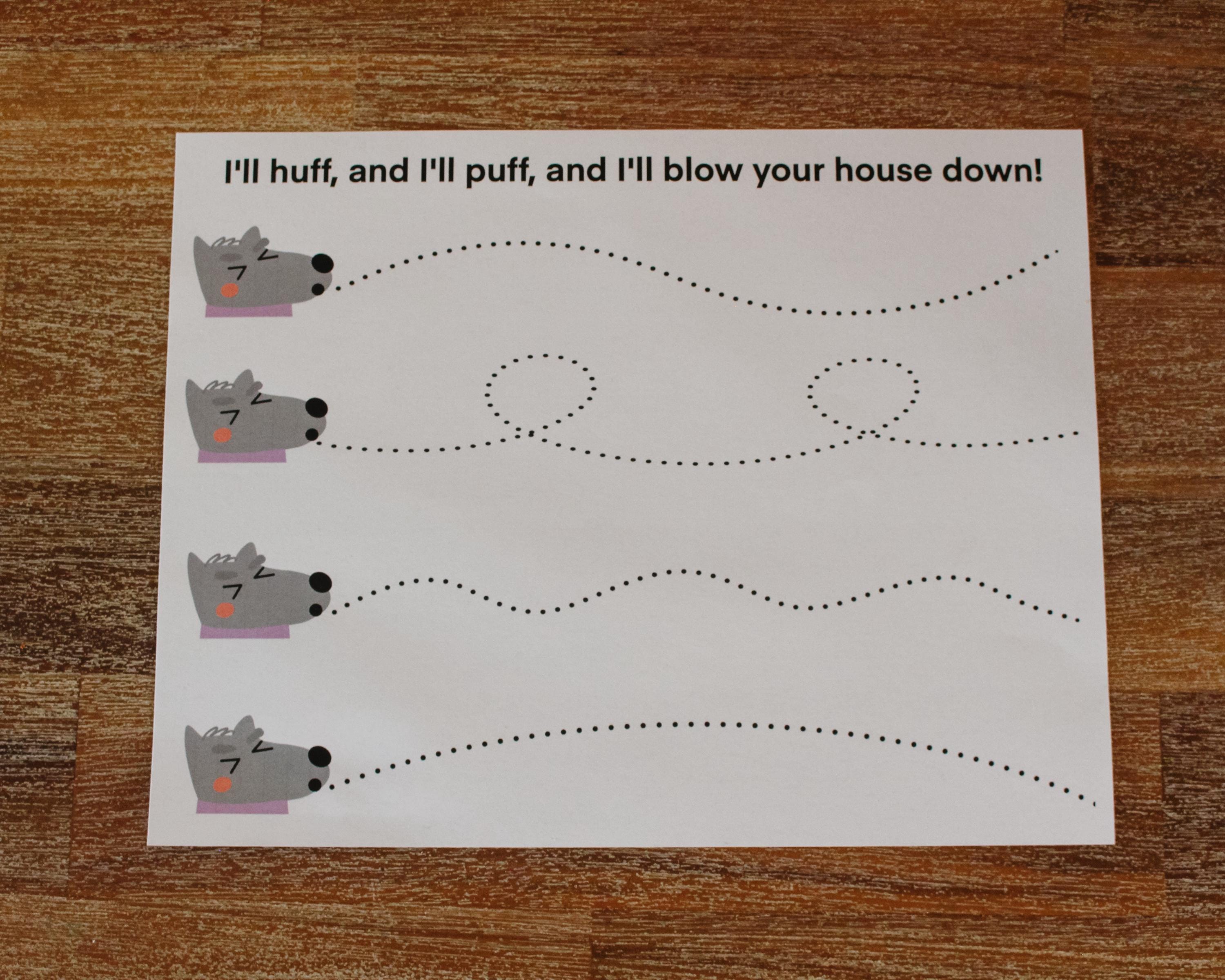 Three Little Pigs Fine Motor Activities, Fairy Tale Theme Printables ...