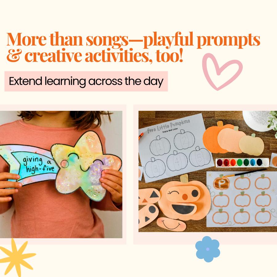 Circle Time Song and Play Hub, Preschool Arts Curriculum Printables ...