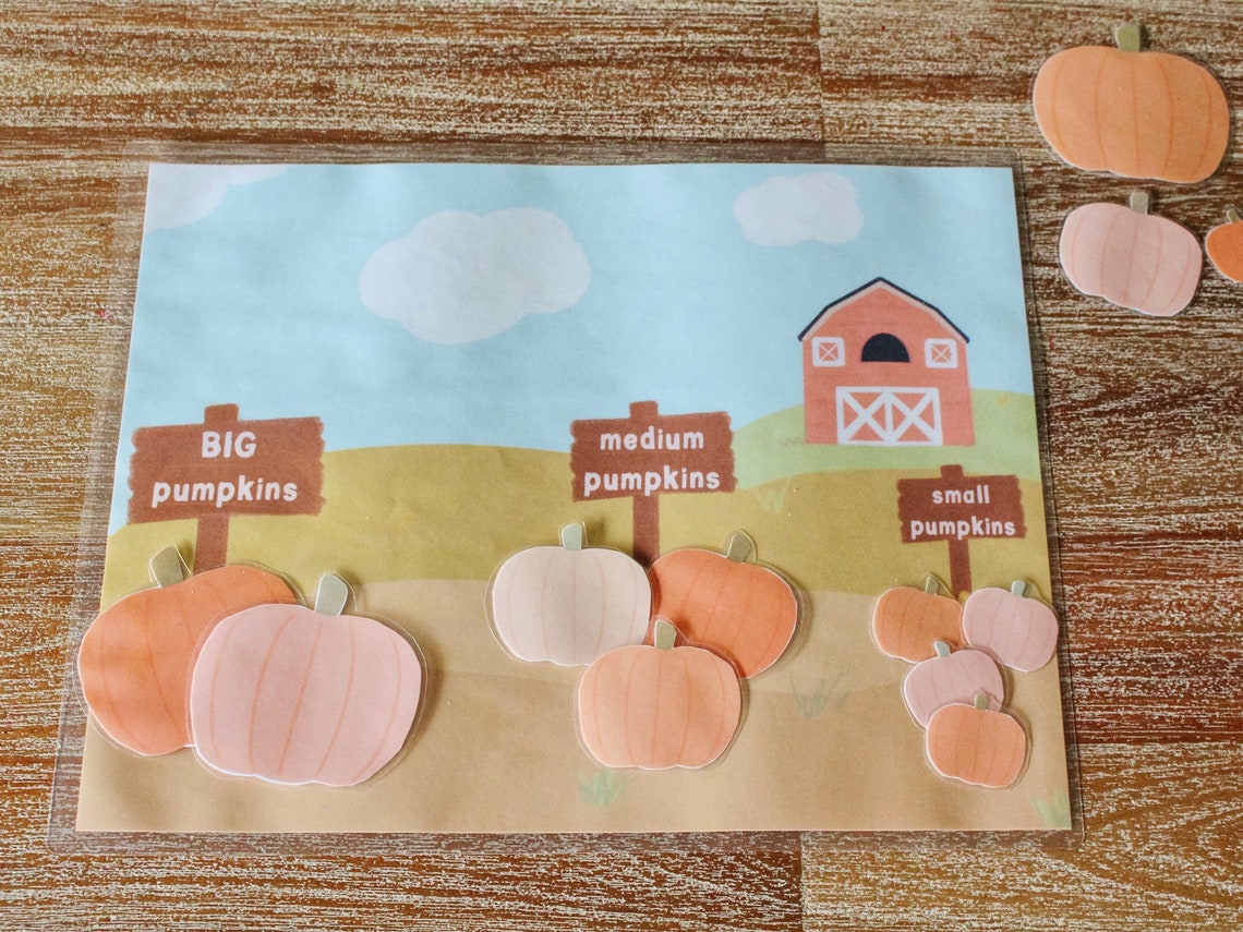 Pumpkin Printable Activities Fall Printable Preschool and - Etsy