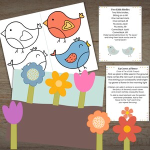 Spring Circle Time Song Bundle, Spring Preschool Curriculum, Music ...