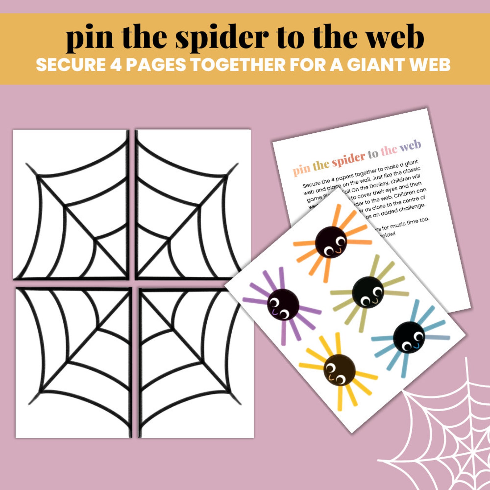 Spider Circle Time Songs and Activities, Halloween Preschool Printables ...