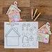 Christmas Gingerbread House Craft, Christmas Kids Printable, Christmas ...