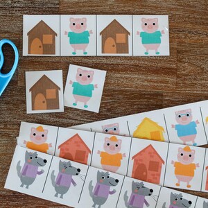 Three Little Pigs Fine Motor Activities, Fairy Tale Theme Printables ...