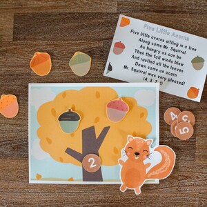 Fall Circle Time Song Pack, 5 Little Pumpkins, 5 Little Acorns, Owl ...