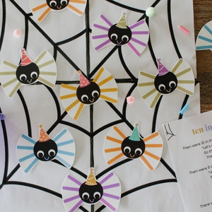 Spider Circle Time Songs and Activities, Halloween Preschool Printables ...