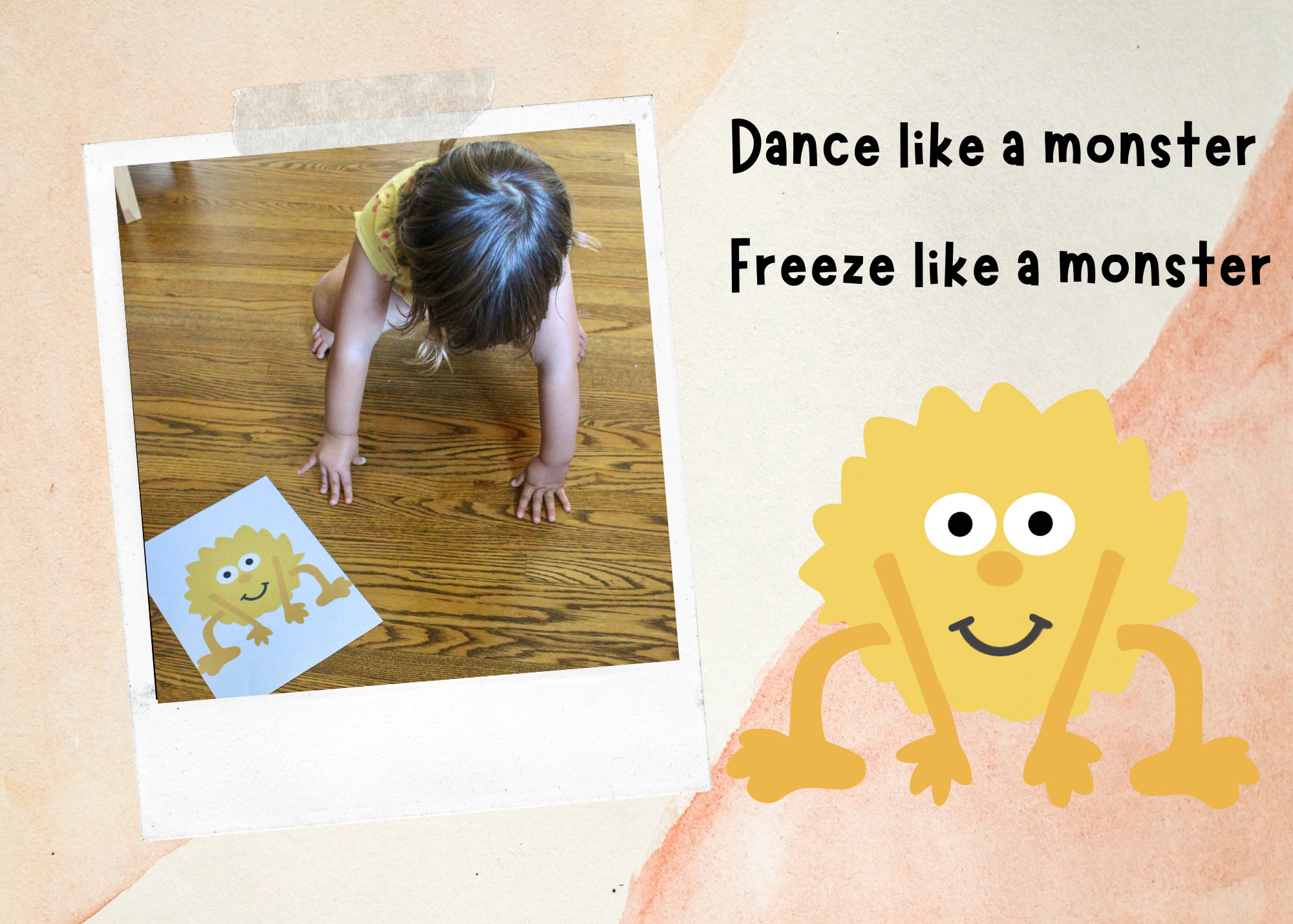 Monster Movement Activity for Kids, Kindergarten Activities, Preschool ...