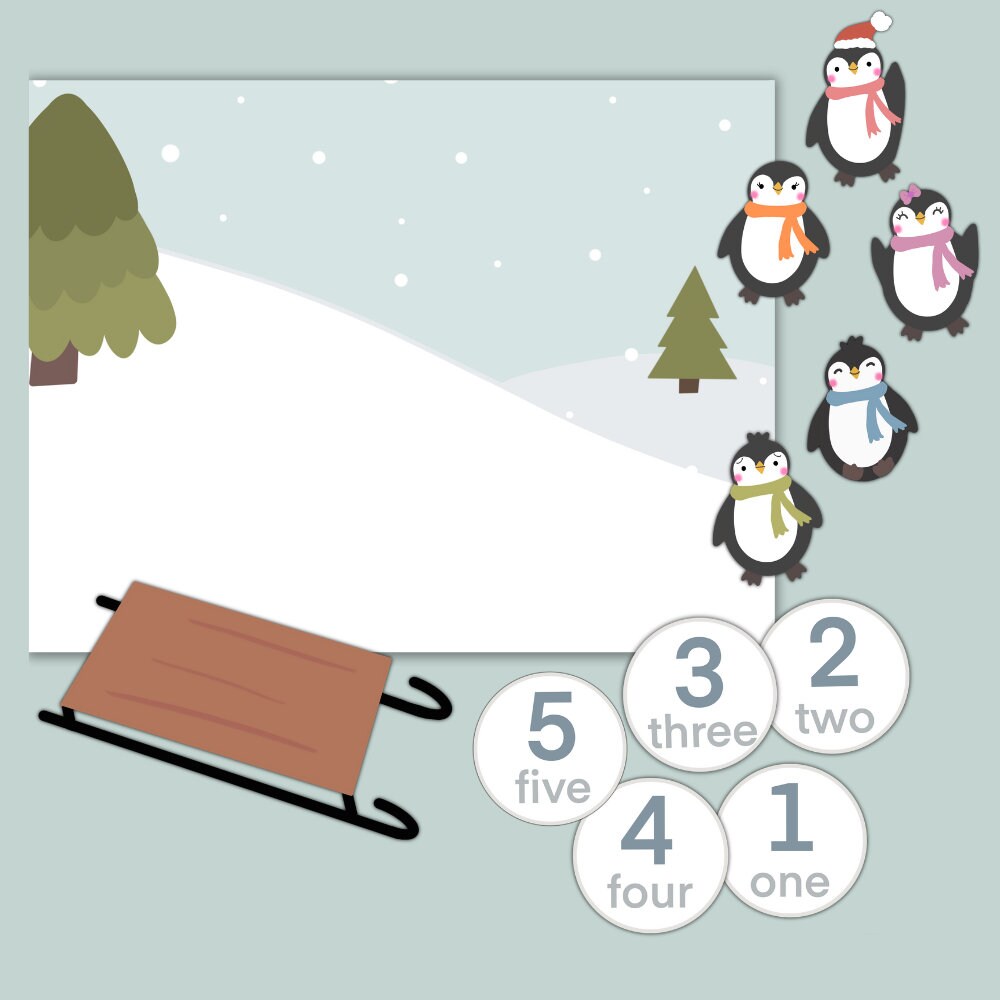 Penguin Activity Pack, Winter Preschool Curriculum, Winter Activities ...