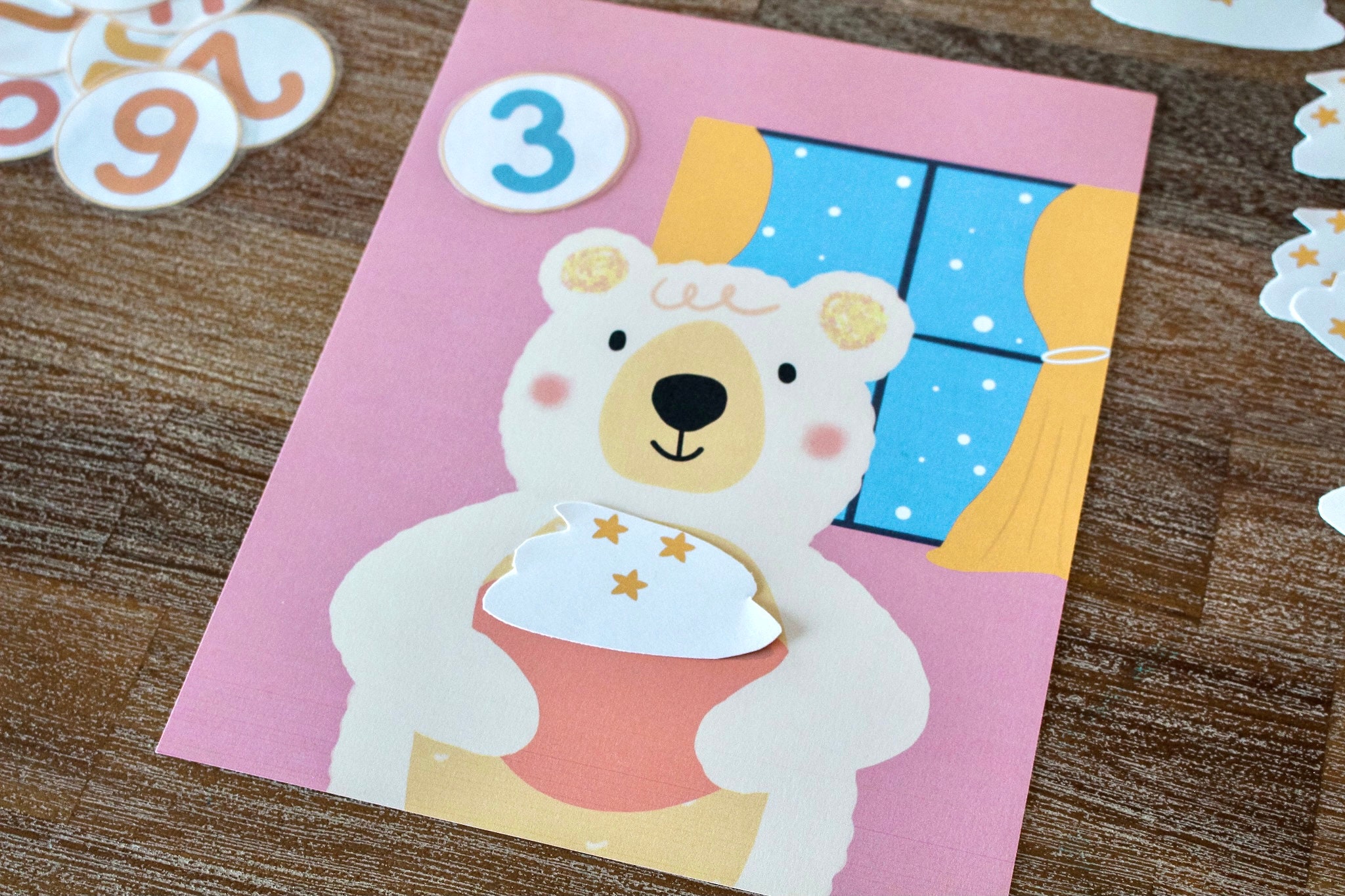 Polar Bear Numbers Activity, Preschool Math, Preschool Winter ...