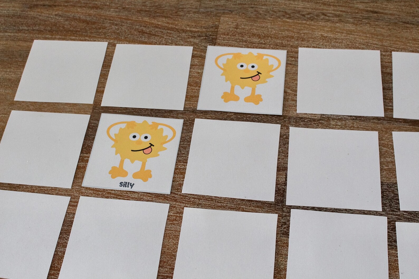 Monster Emotion Memory Game, Emotion Activities for Preschoolers and ...