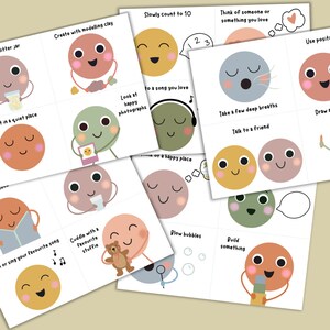 Coping Skills Cards for Kids, Anxiety Coping Skills Cards, Social ...