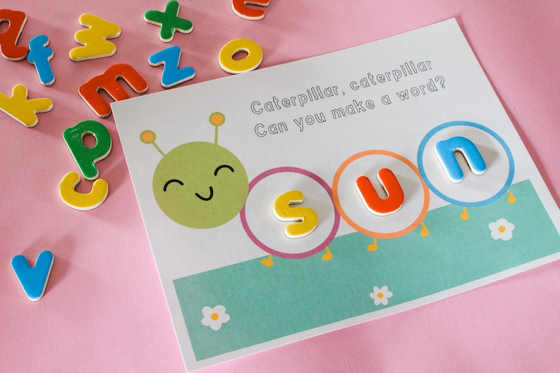 Caterpillar Letter and Pattern Activities, Bug and Insect Preschool ...