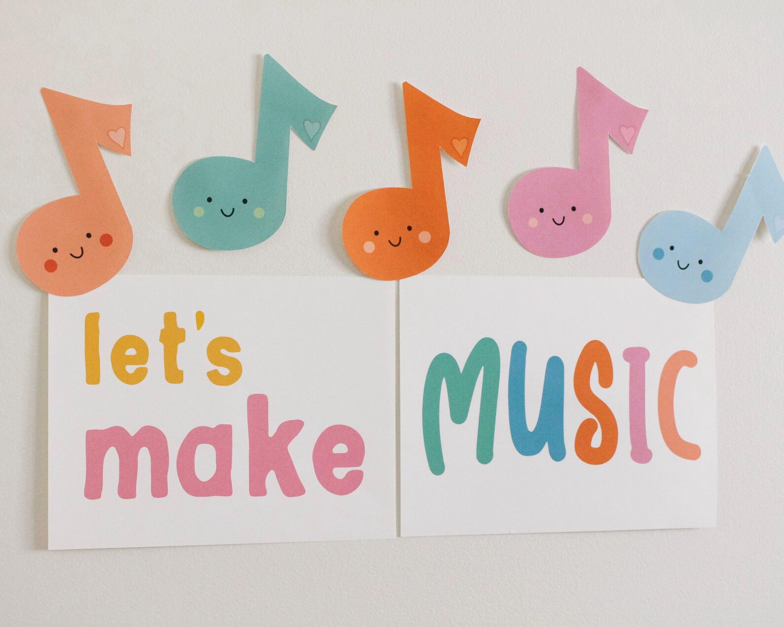 Let’s Make MUSIC Classroom Display, Classroom Music Posters, Preschool ...