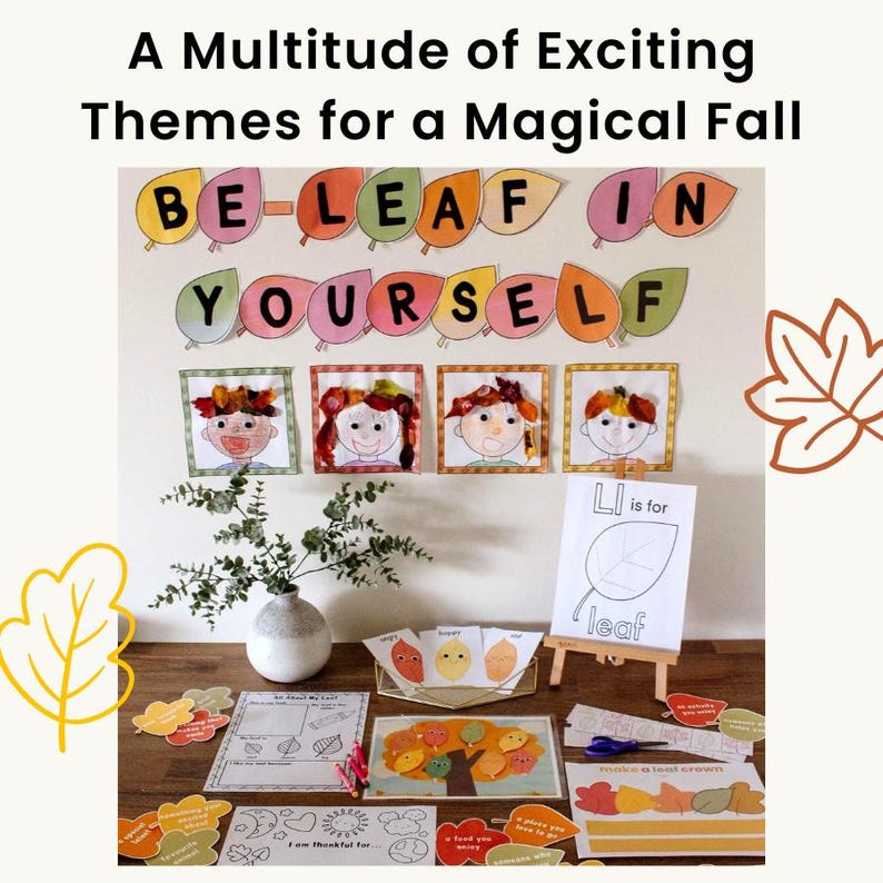 Fall Preschool Printable Activities, Circle Time Songs, Fine Motor ...