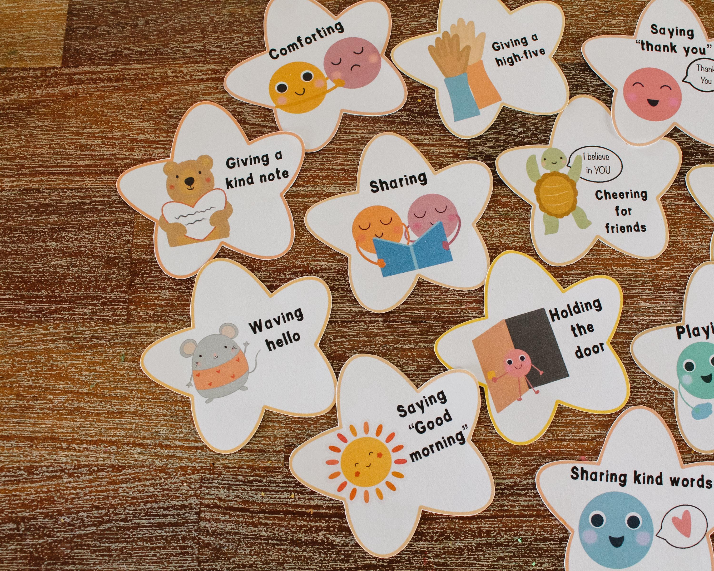 Kindness Stars Craft Activity, This Little Light of Mine, Acts of ...