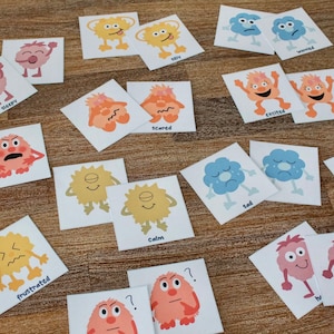 Monster Emotion Printable Activities, Emotion Preschool Printables ...