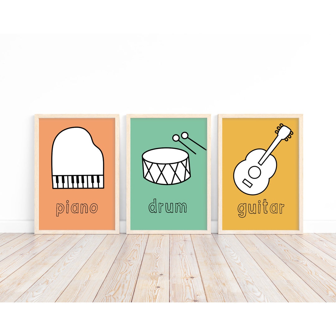 Music Classroom Posters, Preschool Classroom Decor, Music Corner ...