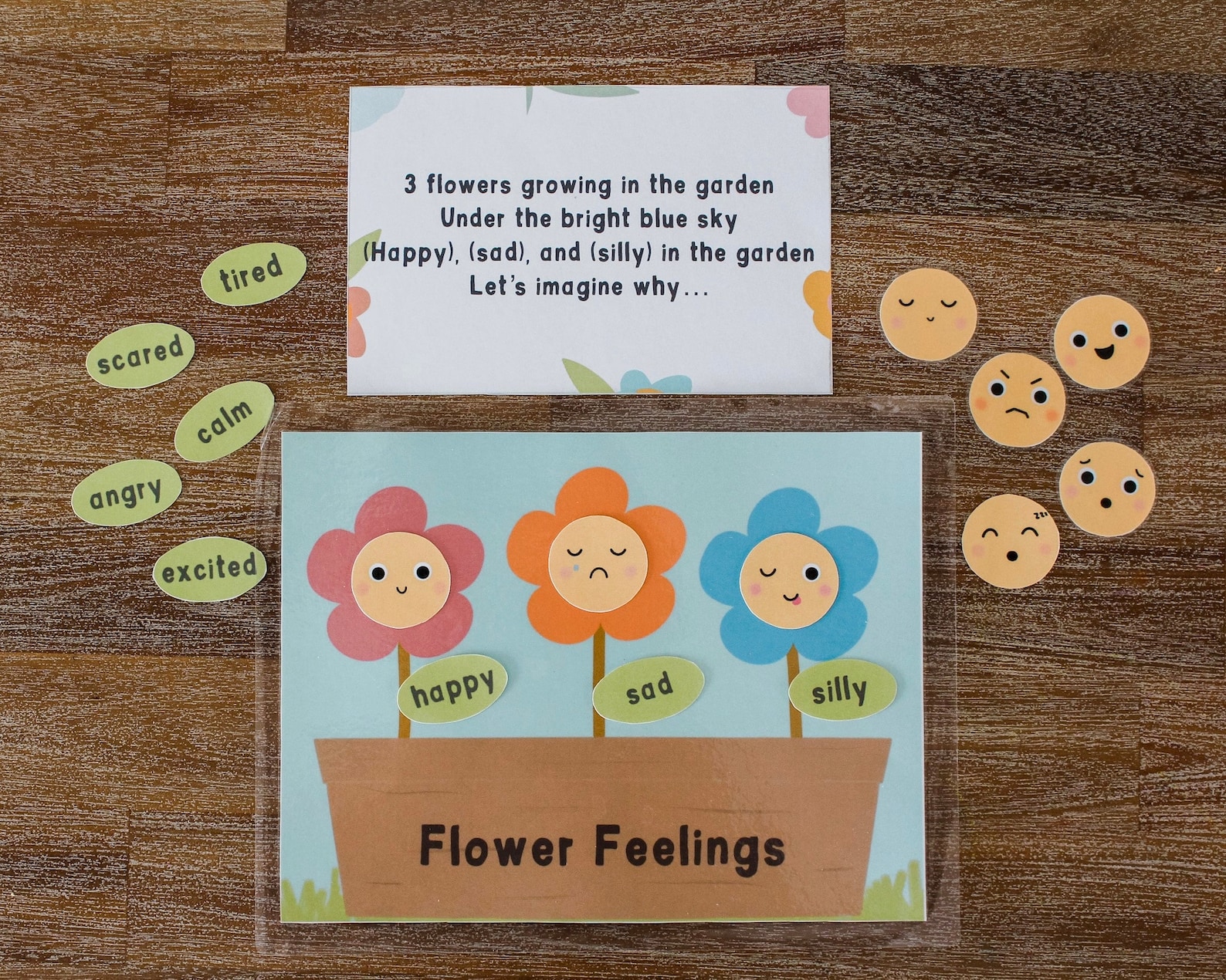 Flower Feelings Activity, Emotion Activity, Spring Activities, Spring ...