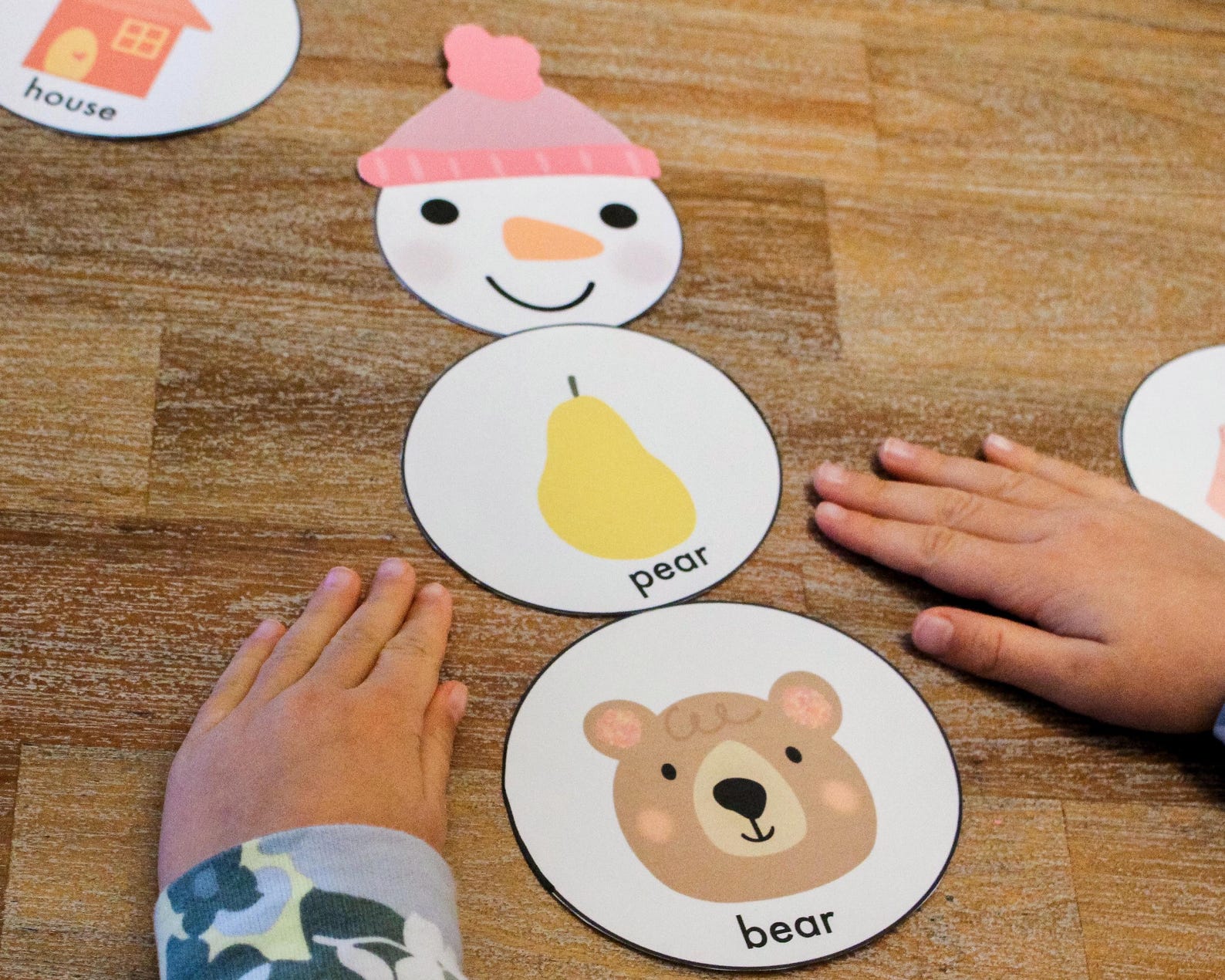 Snowman Rhyming Activity, Preschool Curriculum, Kindergarten Activities ...