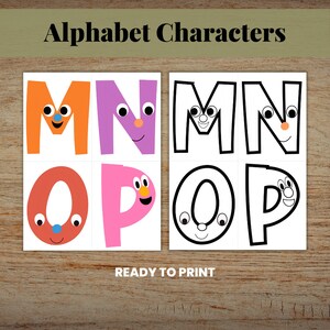 Alphabet Uppercase Letter Flashcards, Alphabet Colouring, Preschool ...