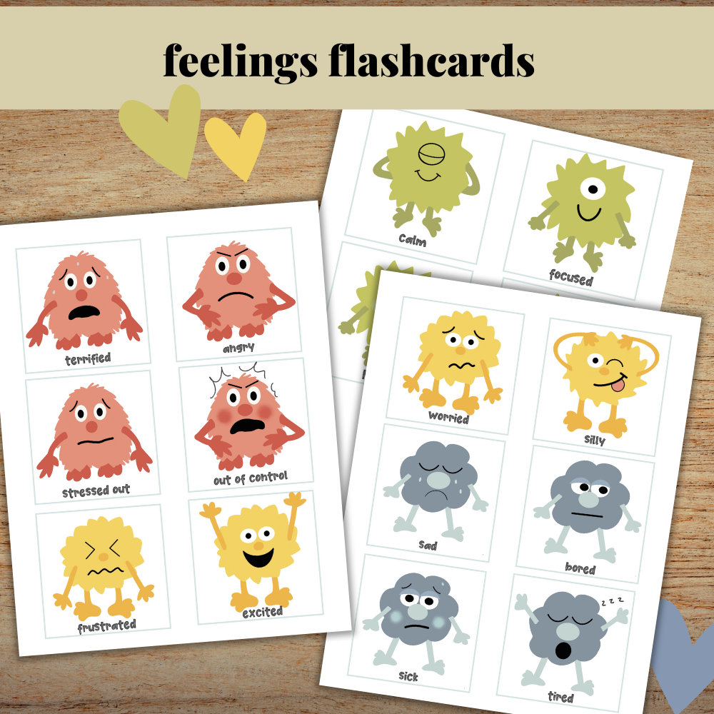 Zones of Regulation Emotion Activity Monster Emotions - Etsy Canada