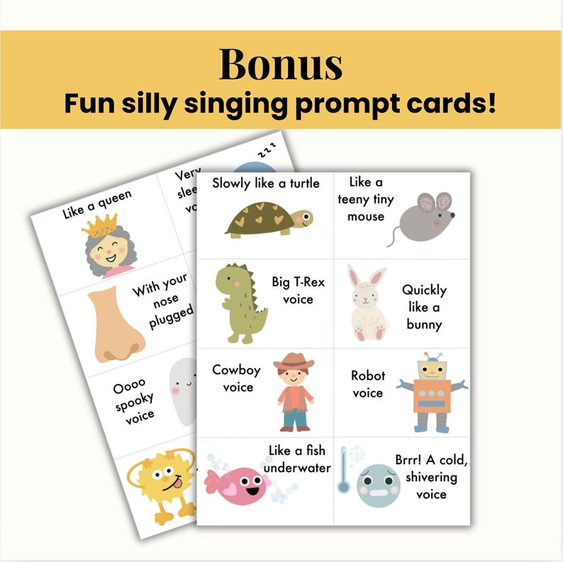 Circle Time Song Cards & Lyrics | Preschool Curriculum Printable ...
