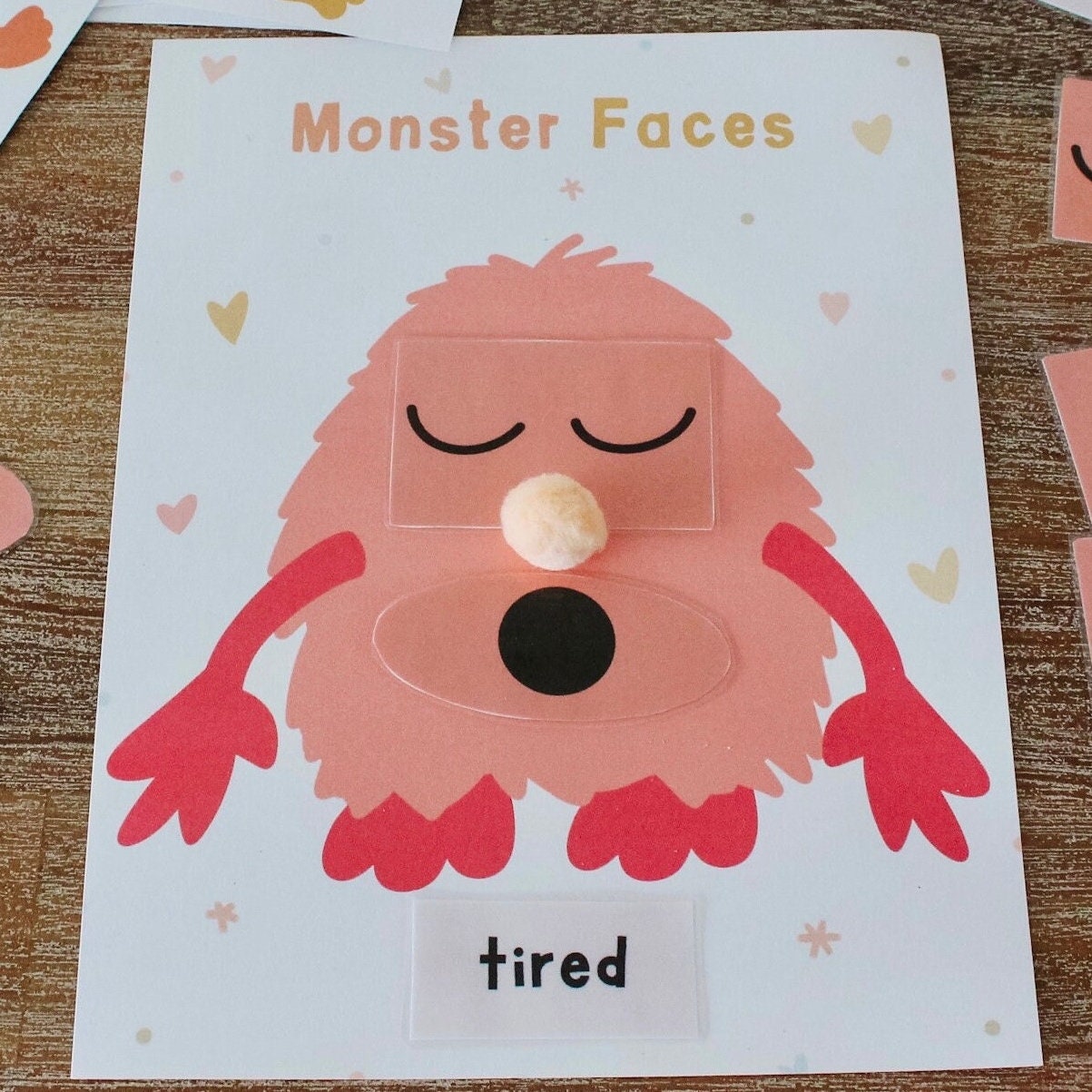 Monster Emotion Printable Activities Emotion Preschool - Etsy Australia