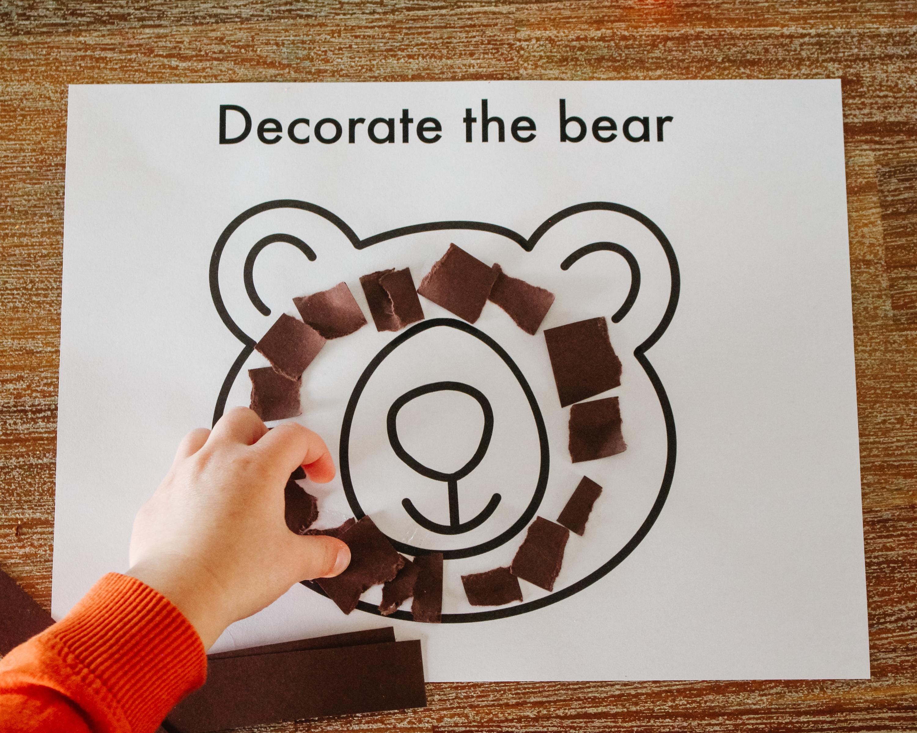 Goldilocks and the Three Bears Fine Motor Activities, Fairy Tale Theme ...