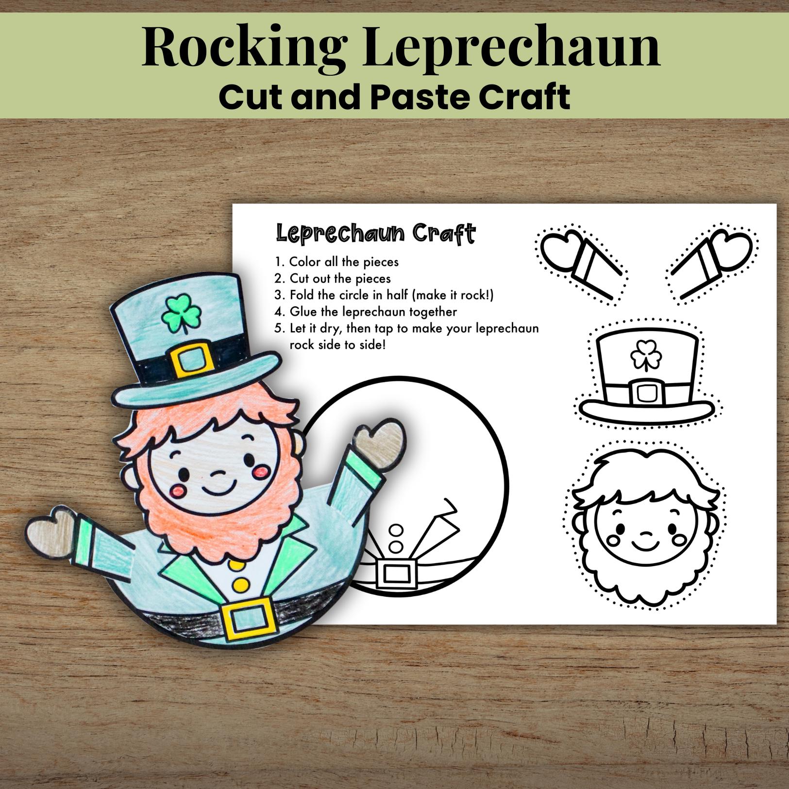 St Patrick’s Day Leprechaun Craft, Fine Motor Activity for Preschool ...