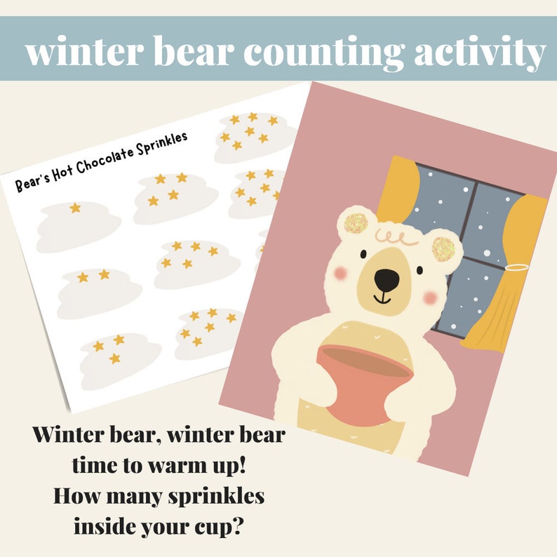 Polar Bear Activity Pack, Preschool Winter Curriculum, Circle Time ...