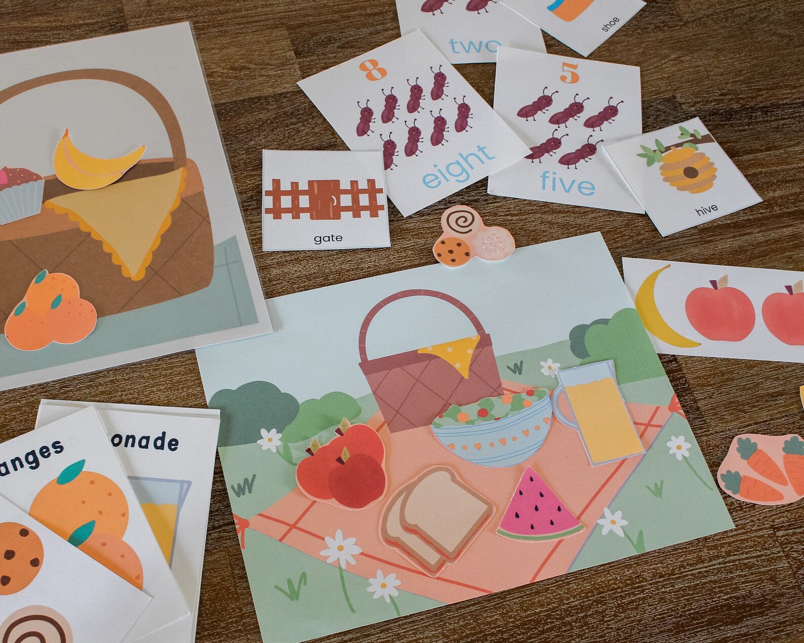 Going on a Picnic Circle Time Pack, Picnic Preschool Printables, Food ...