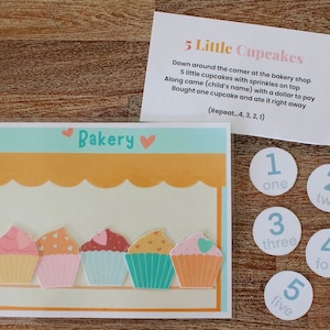 Bakery Song Activity Pack, Cookie Preschool Printables, Cookie Counting ...