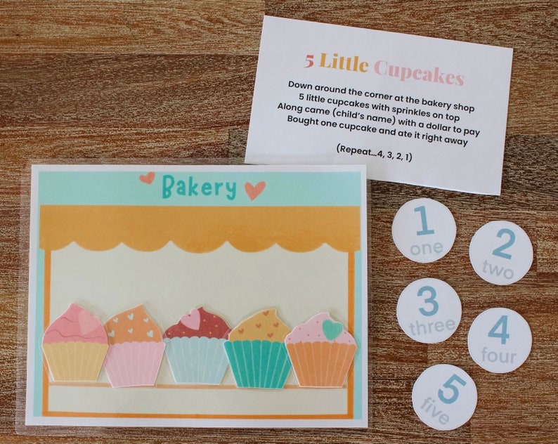 Bakery Song Activity Pack, Cookie Preschool Printables, Cookie Counting ...