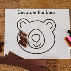 Goldilocks and the Three Bears Fine Motor Activities, Fairy Tale Theme ...