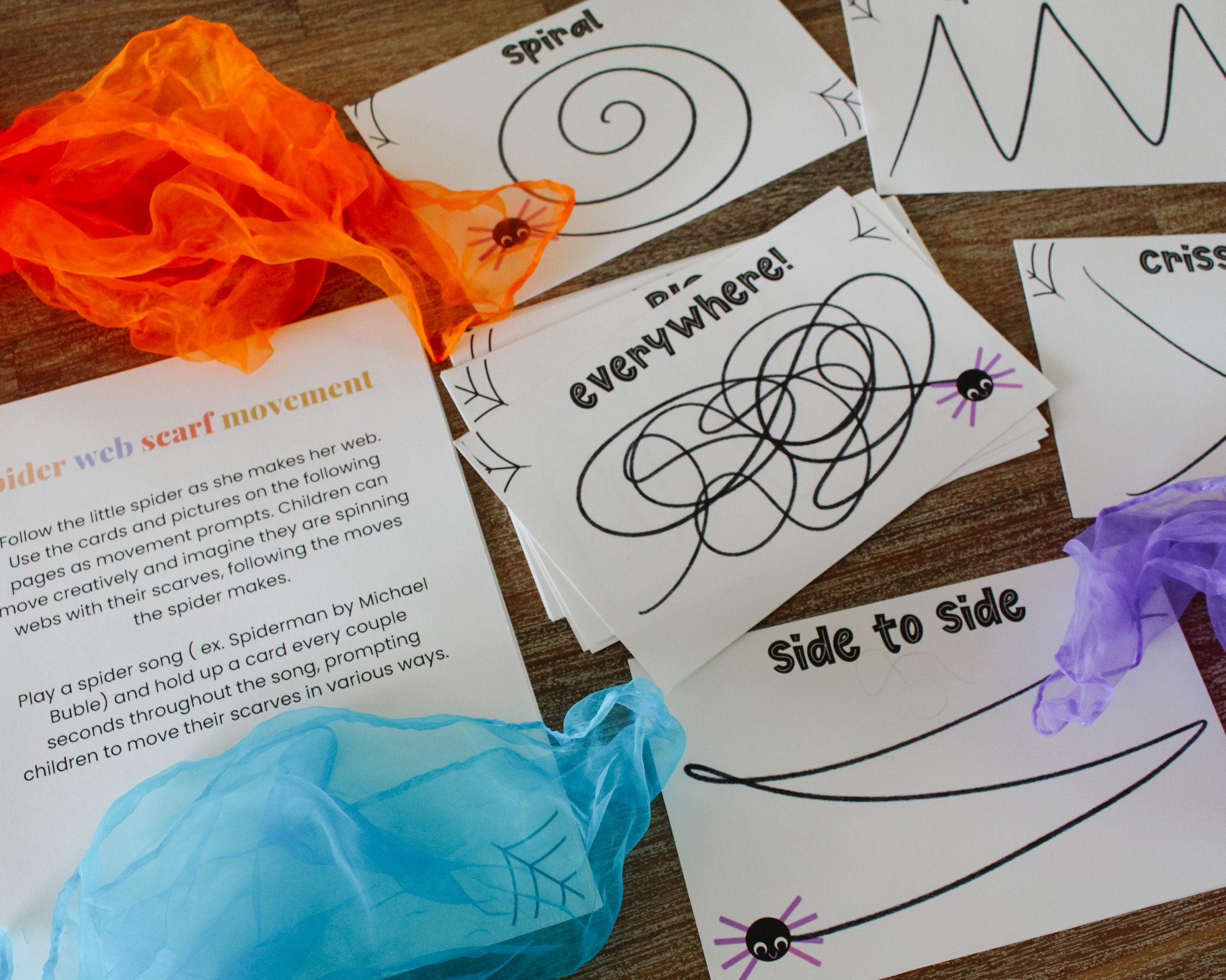 Spider Circle Time Songs and Activities, Halloween Preschool Printables ...