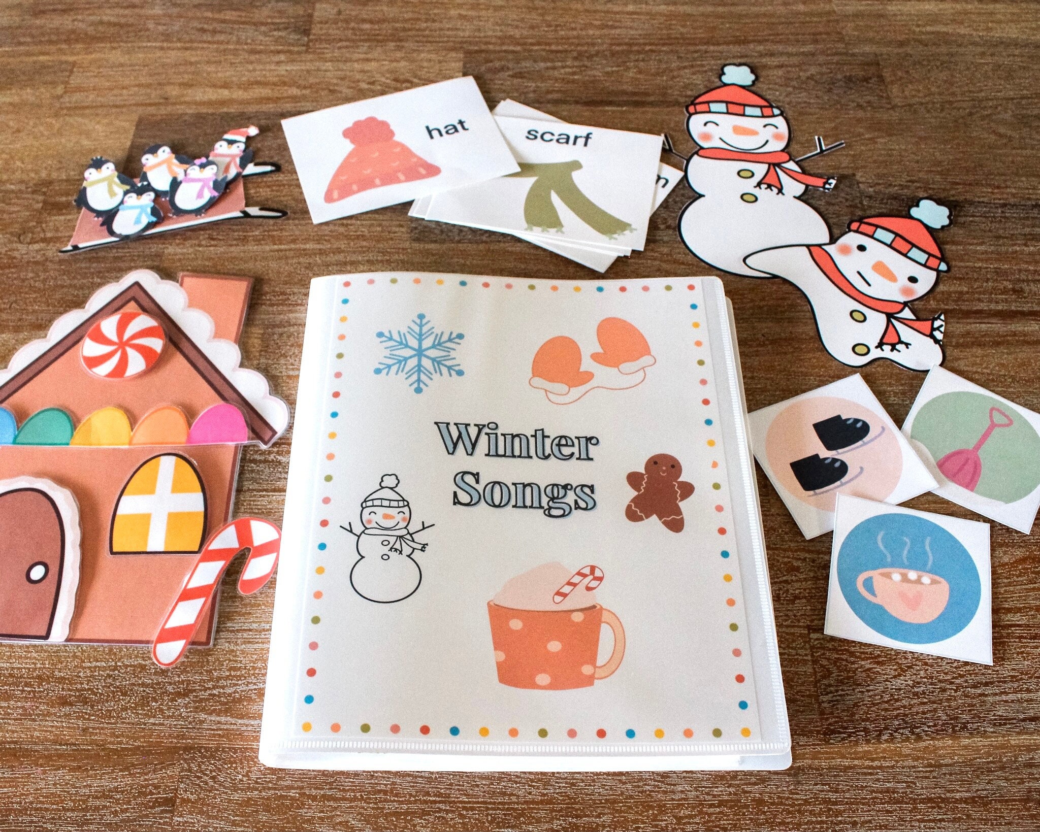 Winter Circle Time Song Bundle, Winter Preschool Curriculum, Pre K ...