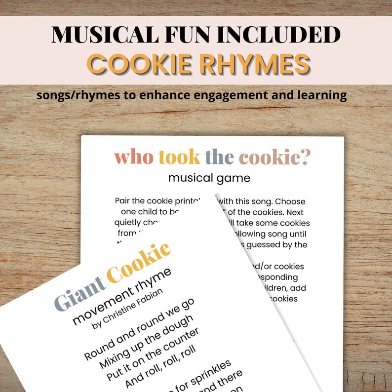 Cookie Counting Activity, Counting Printable, Counting Activities for ...