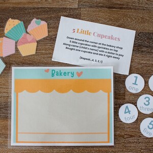 Bakery Song Activity Pack, Cookie Preschool Printables, Cookie Counting ...