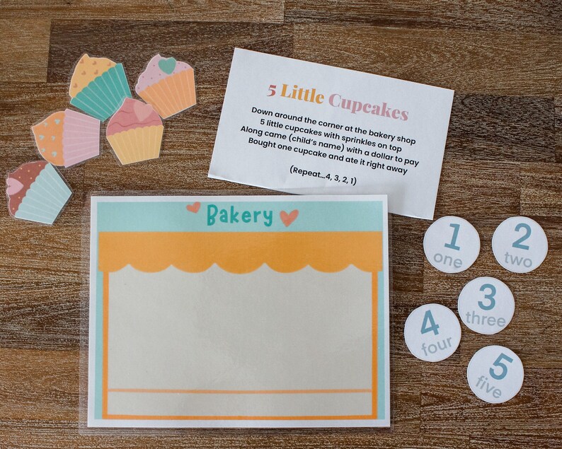 Bakery Song Activity Pack, Cookie Preschool Printables, Cookie Counting ...