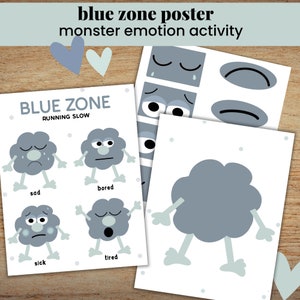 Zones of Self -regulation Regulation Activity, Monster Emotions ...