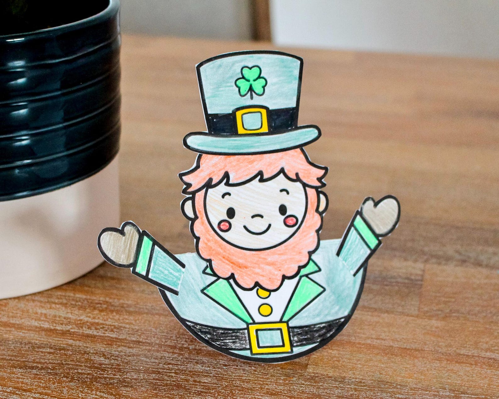 St Patrick’s Day Leprechaun Craft, Fine Motor Activity for Preschool ...