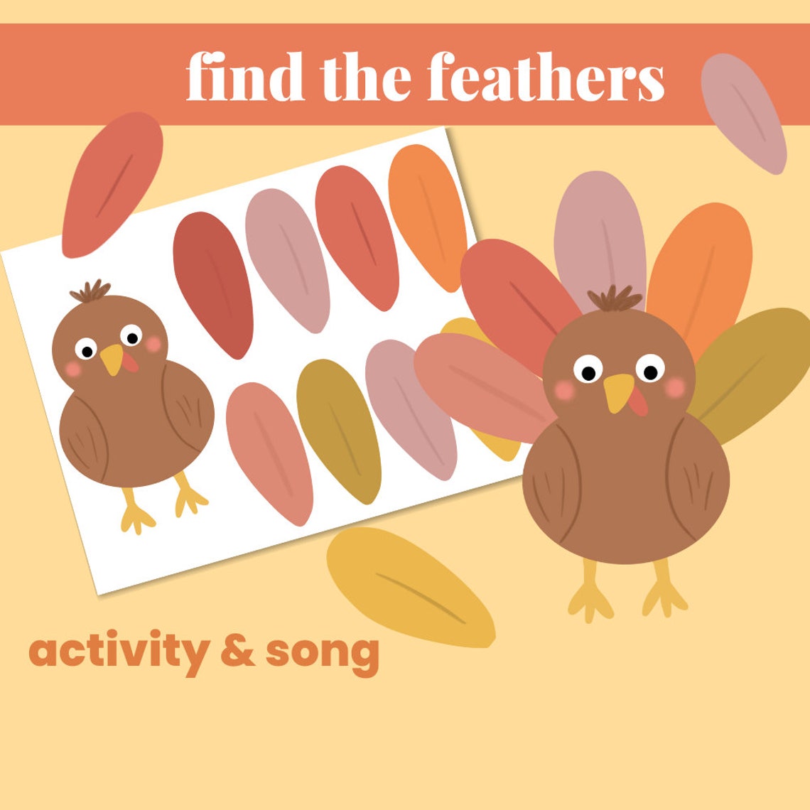 Turkey Activity Pack, Thanksgiving Preschool Printables, Preschool Math ...